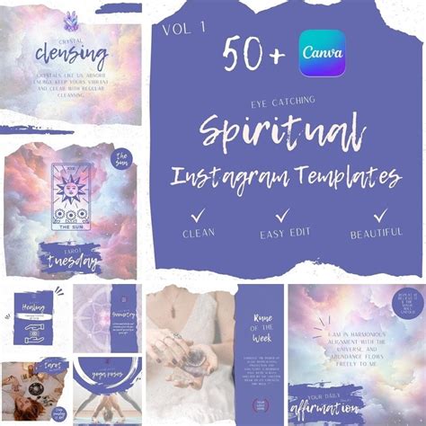 Spiritual Instagram Post Templates Spiritual Instagram Template
