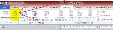 How To Create Mailing Labels Using Label Wizard Generating Label In MS WORD Mylite
