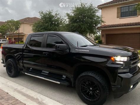 2021 Chevrolet Silverado 1500 With 20x10 18 Fuel Rebel 5 And 33 12 5R20 Nitto Terra Grappler G2