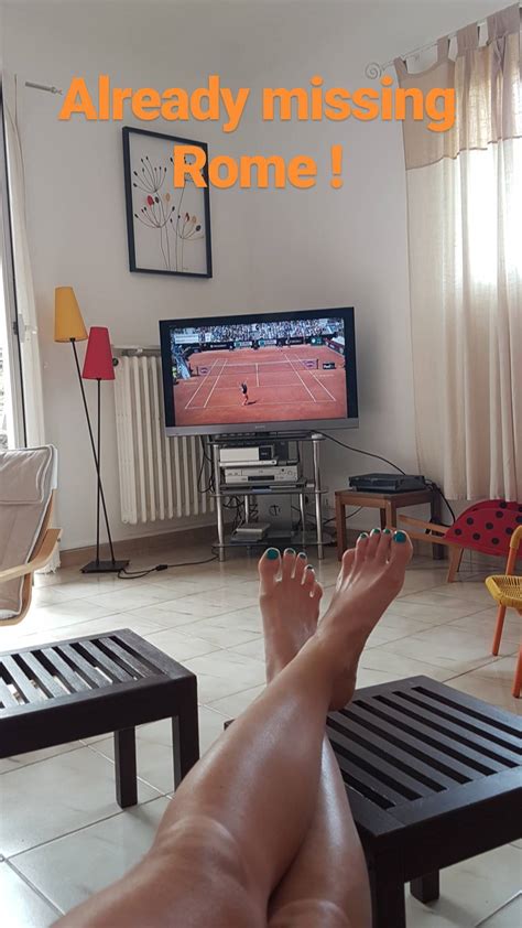 Alizé Cornets Feet