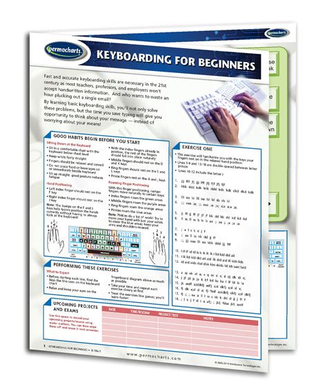Computer Keyboarding Guide For Beginners Quick Reference