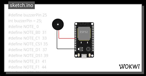 蜂鳴器 Wokwi ESP32 STM32 Arduino Simulator