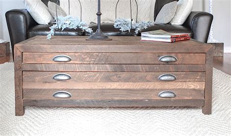 Wood Coffee Table With Pass Through Drawers Ana White