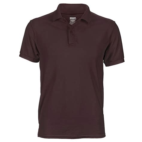 Coffee Brown Mens Polo T Shirt Premium Menswear At Best Value Prices