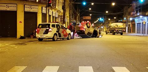 Acidente Em Cruzamento Deixa Um Adolescente Ferido Em Santos Santos E