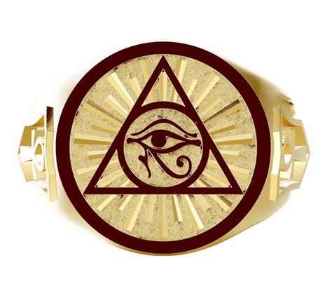 Signet Ring Eye Of Horus 3d Model 3d Printable Cgtrader