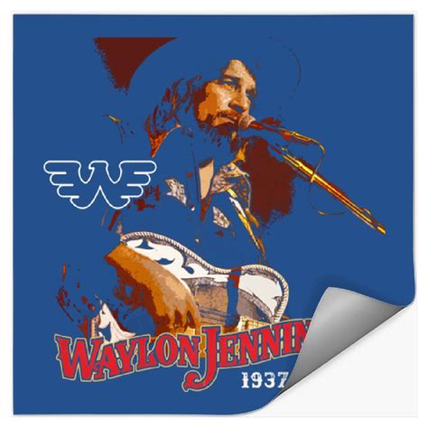 Waylon Jennings Tribute Waylon Jennings Stickers Square Sticker 3