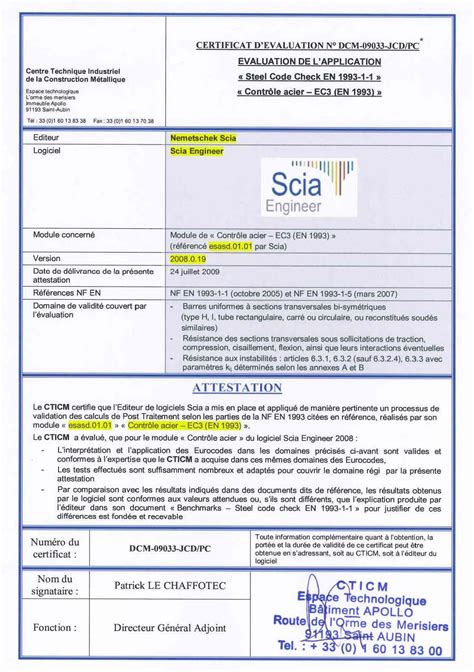 Ifc Cticm Gost Certificates For Scia Engineer