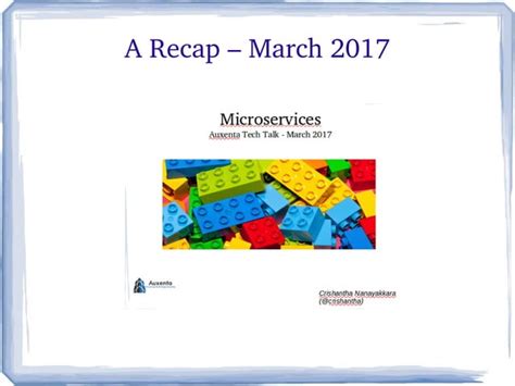 Reactive Microservices Ppt