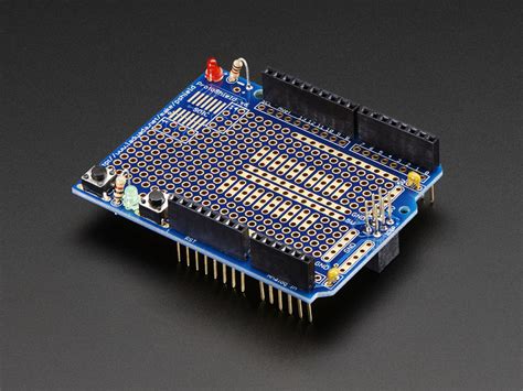 Adafruit Proto Shield For Arduino Kit Stackable Version R3 Id 2077 995 Adafruit