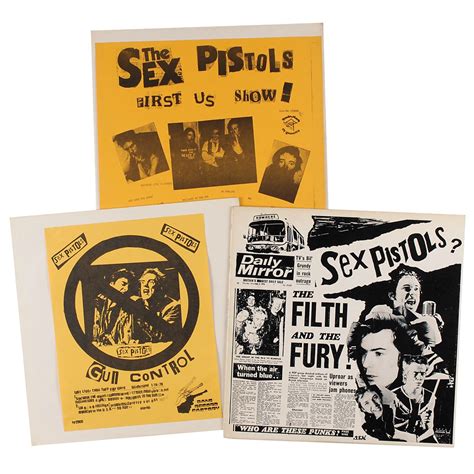 Sex Pistols Set Of Three Bootlegs