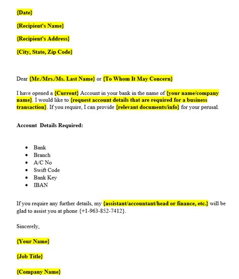 Name Change Request Letter To Bank Forms And Template Vrogue Co