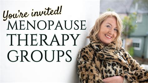 Menopause Therapy Groups APPLY NOW YouTube