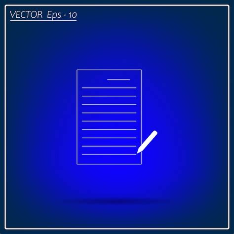 Premium Vector Pencil Web Icon