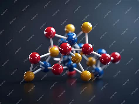 Abstract Structure Background Of Molecule Or Atom Molecular Structure