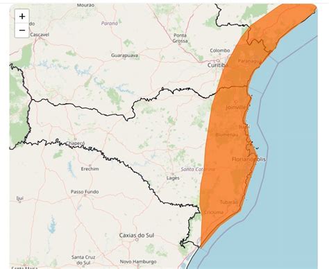 Novo alerta do Inmet coloca mais regiões de SC em risco