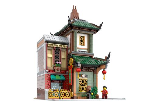 Lego Moc Chinese Restaurant By Brickative Rebrickable Build With Lego
