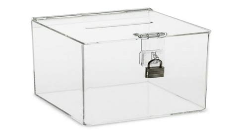 Weetect The Best Acrylic Box With Lock Manufacturer In China