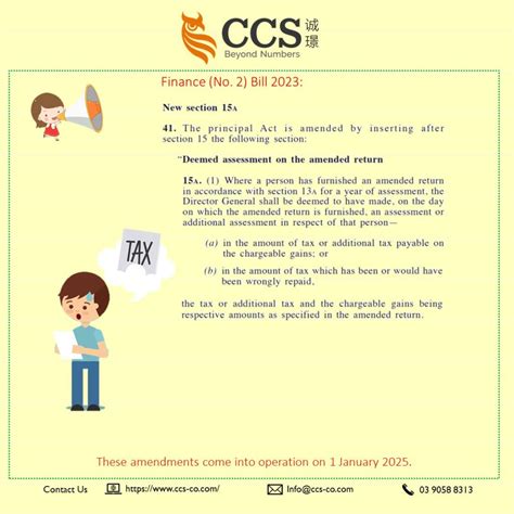 Rpgt New Section 15a Deemed Assessment On The Amended Return Ccs