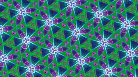 Abstract Background With Animation Of Mosaic Pattern Of Different