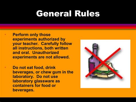 Science Safety 1ppt Laboratory Procedures Ppt