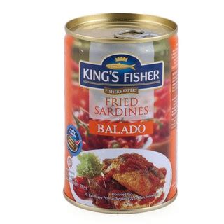 Jual King S Fisher PAKET 3 Pcs Sarden Goreng Rasa Balado Makanan Kaleng