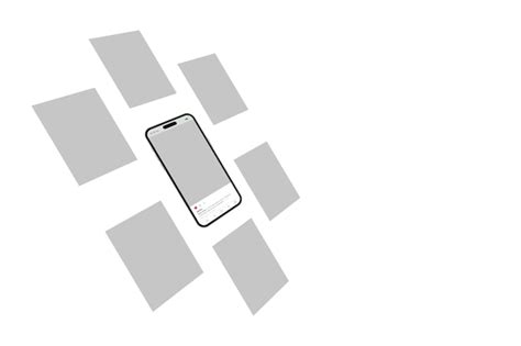 Instagram 모형 소셜 미디어 템플릿 흰색 배경 전화로 새로운 디자인 프리미엄 벡터