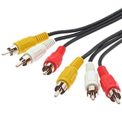 未使用品 ビデオケーブル 1 2m 3ピン 3ピン 赤白黄 Avケーブル Rcaピンケーブル 2020160930005