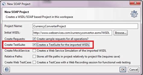 First SoapUI Project Using WSDL