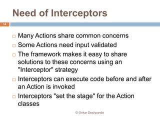 Struts Interceptors PPT
