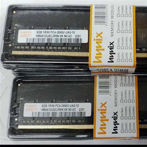 Memory Hynix Ddr 4 8 Gb