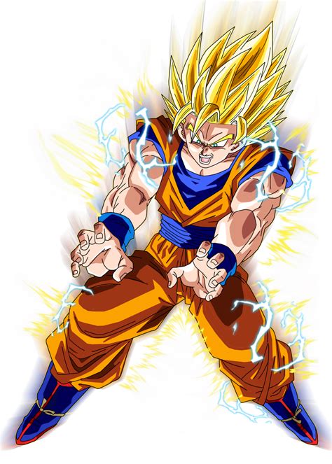 Super Saiyan 2 Goku Aura By Brusselthesaiyan On Deviantart