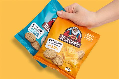 ДЕД СЕМЁН | сухарики :: Behance