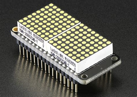 Featherwing Adafruit 8×16 Led Matrix Display Kit Arrives At Adafruit Geeky Gadgets