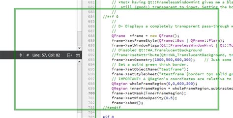 C Drawing A Highlighting Border Around A Region Of The Screen In