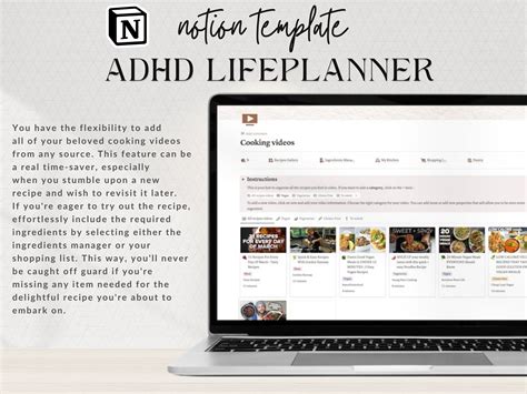 Notion Adhd Planner Notion Dashboard Adhd Digital Planner Adult Adhd Notion Templates Focus