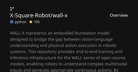 Overview X Square Robotwall X Zread