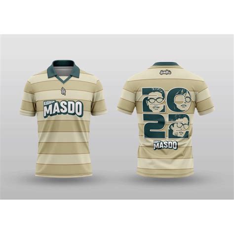 Daddyhood X Homebois X Kugiran Masdo Retro Collar Jersey Polo Shirt