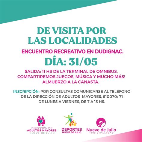 Un Encuentro Recreativo En Dudignac Se Reprogramó Para Fin De Mayo