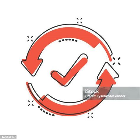 選中漫畫風格的標記符號圖示確認白色隔離背景上的按鈕卡通向量插圖接受飛濺效應業務理念向量圖形及更多享受圖片 享受 信 文件 剔格