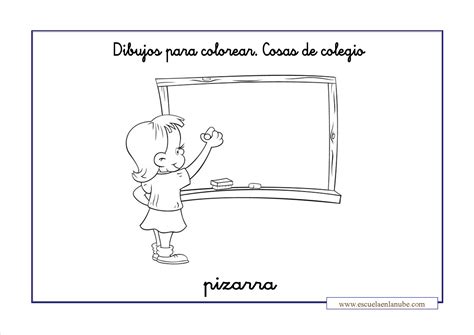 Dibujos Del Cole Para Colorear