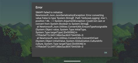 android smapi failed to initialize r smapi