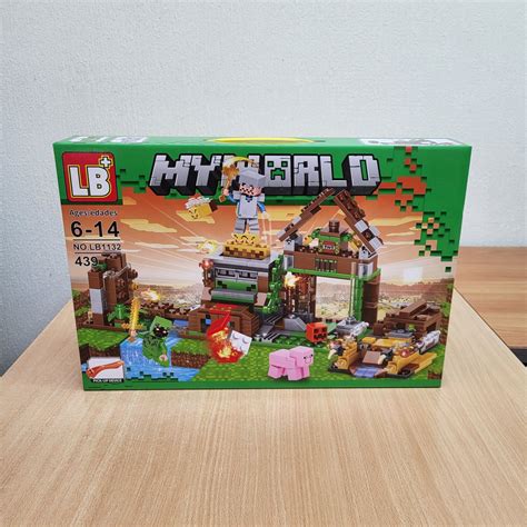 Конструктор Майнкрафт атака крипера My World LB 1132 (439 деталей ...