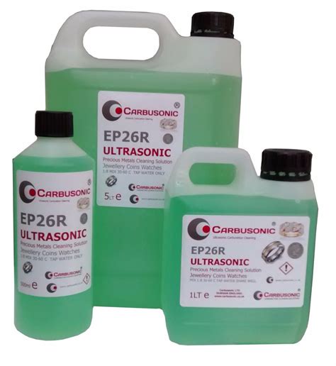 Ultrasonic Cleaning Solution Fluid For Jewellery And Metals