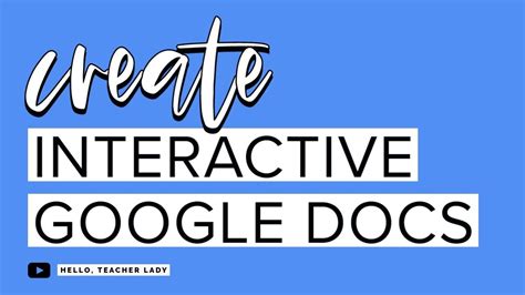 How To Create Interactive Google Docs Choice Boards Table Of Contents