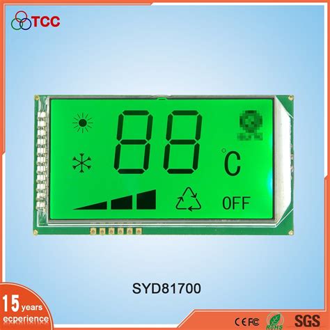 tn 7segment lcd 6pins display screen custom industrial intelligent lcd