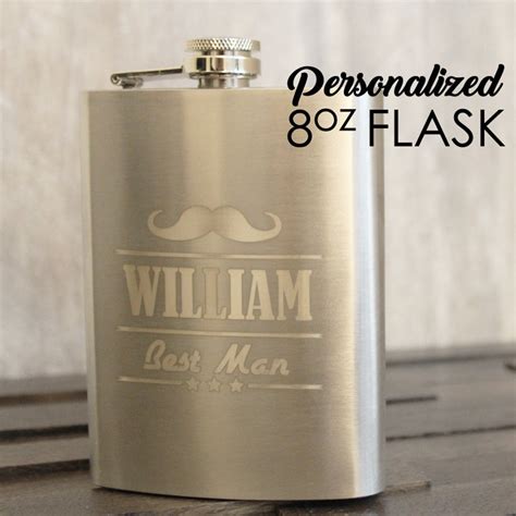 Personalized 8 Oz Flask Engraved Personalized Custom Flask