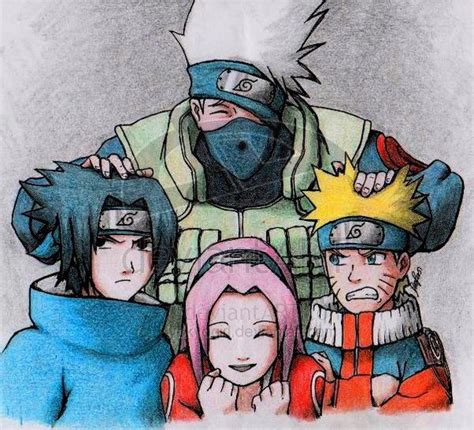 Team 7s Memoir By Kyokyogirl On Deviantart Naruto Drawings Naruto