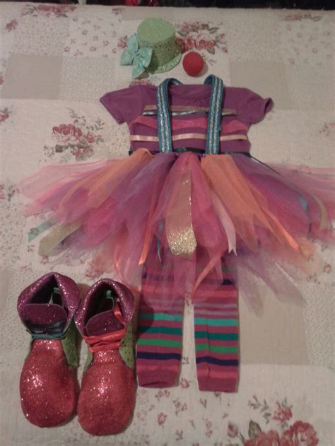 Disfraz De Payasita Tutu Custume Circus Clown Costume Clown Diaper Cake