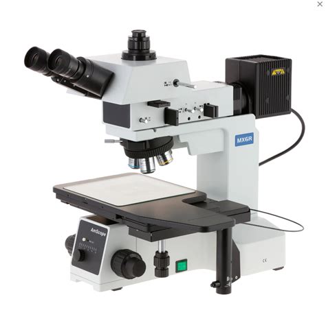 Amscope Brightfield Darkfield And Polarizing Metallurgical Microscop